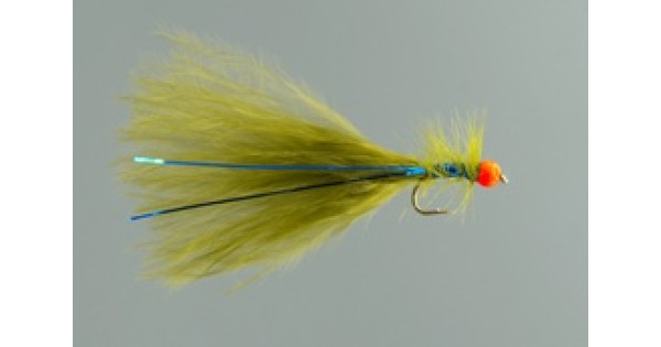 Olive Damsel Fire Orange Bead